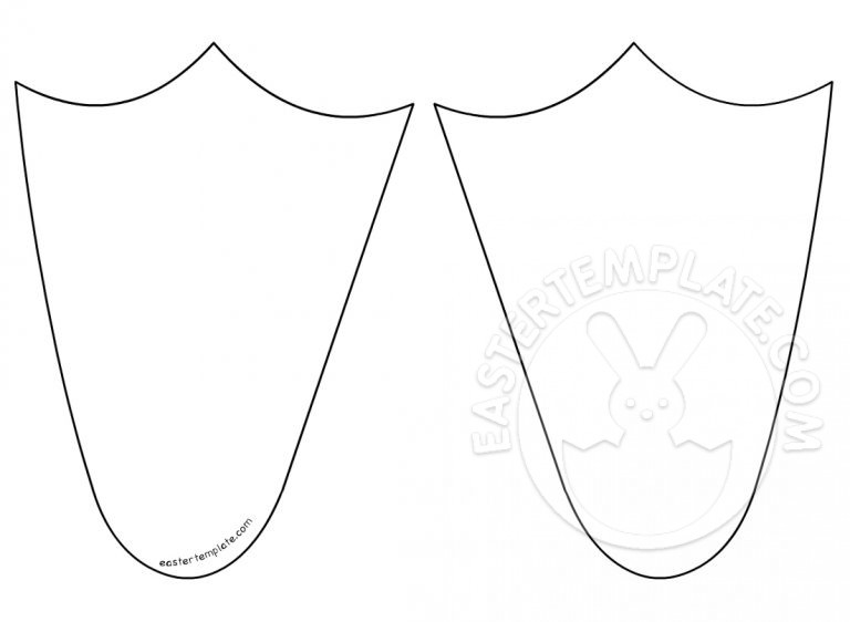 Duck Feet Template Printable Easter Template