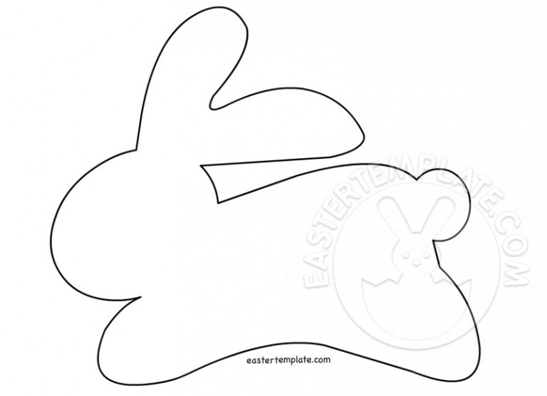 Easter Crafts - Bunny pattern - Easter Template