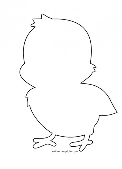 Easter Chick Template - Easter Template