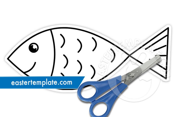 Fish template - Easter Template