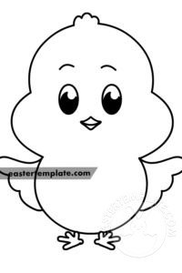 Easter Chick Template - Easter Template