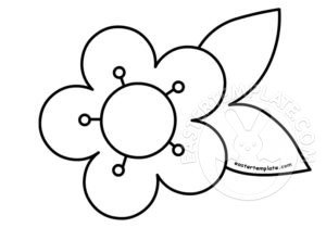 Easter Flowers Template | Easter Template