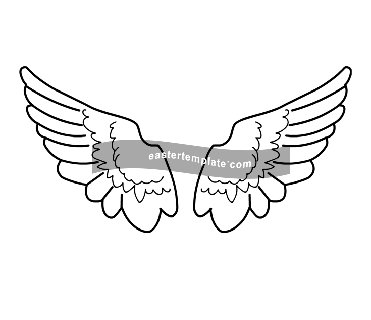 Wings template - Easter Template