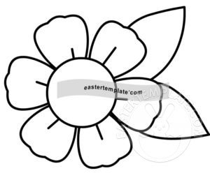 Easter Flowers Template | Easter Template