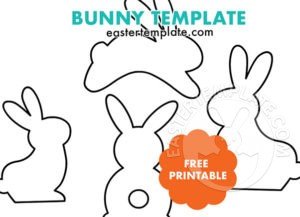 Easter Bunny Template - Easter Template