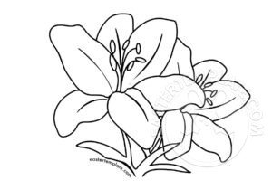 Easter Flowers Template - Easter Template