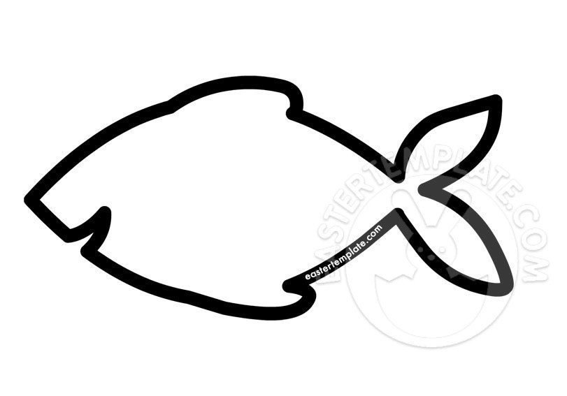 Fish Sun Catcher - Easter Template