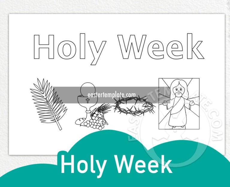 Holy week - Easter Template