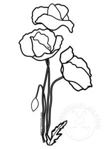 Easter Flowers Template - Easter Template