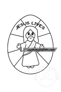 Jesus lives - Easter Template