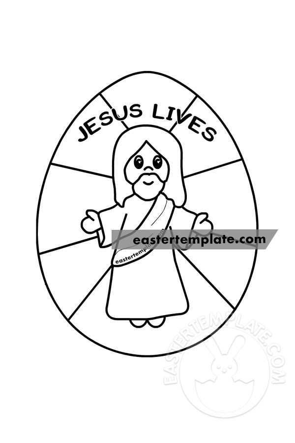 Jesus lives - Easter Template